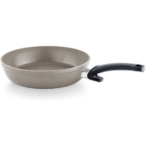 fissler ceratal comfort ceramic 10.2 inch non-stick frying pan, warm grey, made without pfas