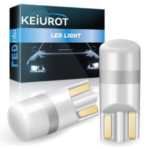 keiurot house number light bulb address bulb 193 bulb lighted address sign led replacement bulb kit 10-30volt ac/dc, rv landscape and cabinet lighting warm white, 2pack