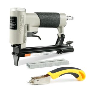 woodpecker n7116 upholstery stapler 22 gauge 3/8-inch crown pneumatic upholstery staple gun 71 series air power fine wire stapler gun