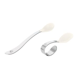 silicone and stainless steel training spoons-light spice