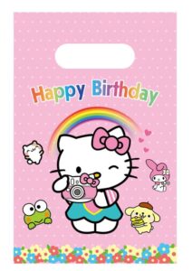 30pcs hello cat kitty birthday party gift bags candy bags goody bags hello cat kitty birthday party supplies decorations