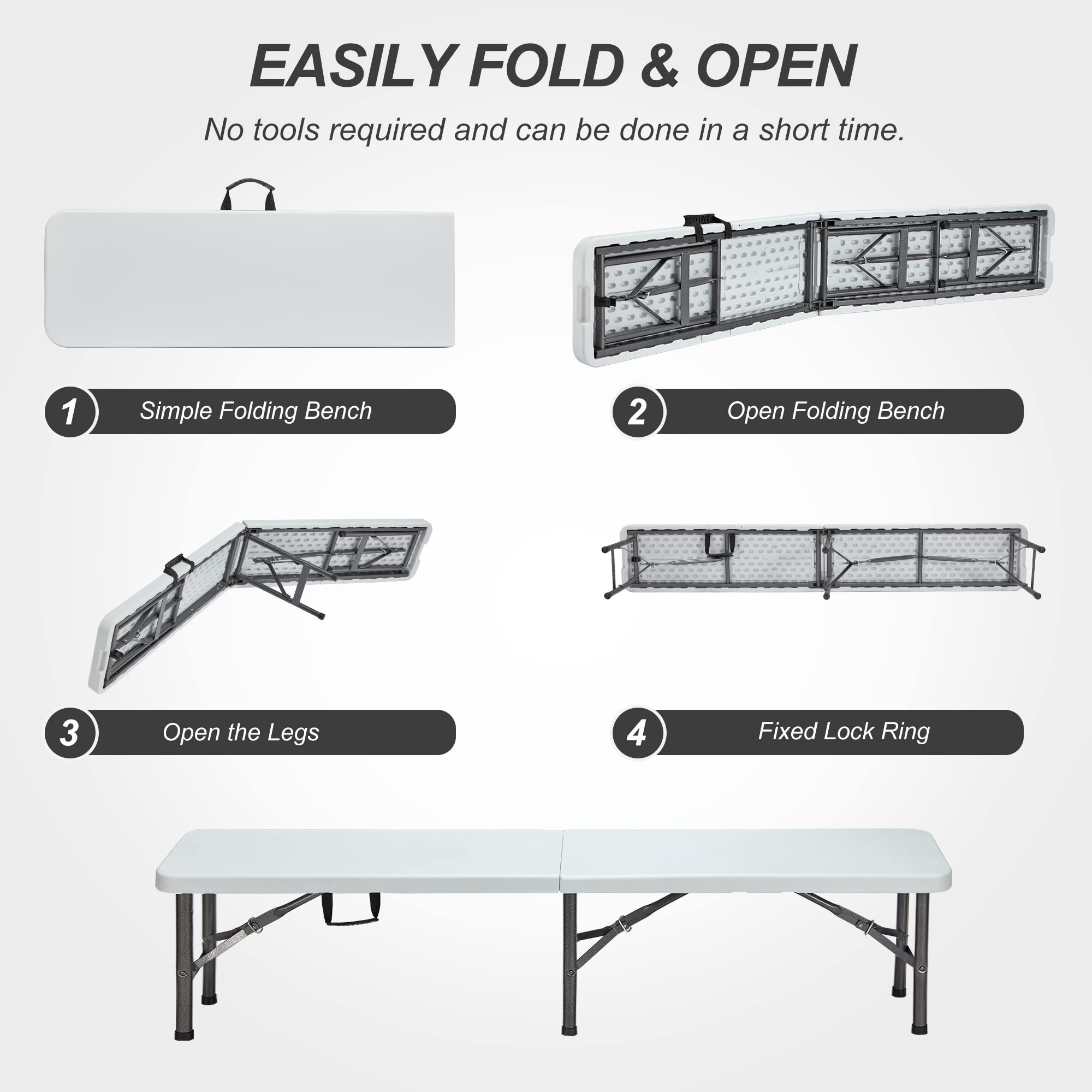 Candockway 2 Folding Bench