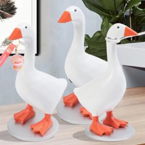 jareo magnetic goose key holder cute home decor kawaii room office table desk aesthetic funny bedroom housewarming gift 1pcs