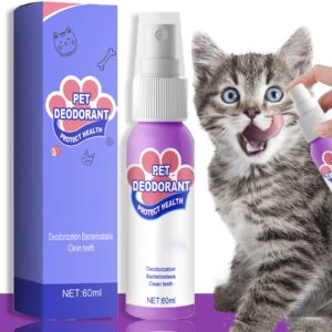 petry oral spray - petry teeth cleaning spray for dogs & cats, pet breath freshener spray care cleaner, pet bad breath treatment (1 pc)