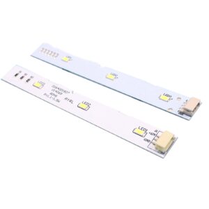 hmhama 2pcs refrigerator freezer led light board compatible for haier refrigerators front-door led light board replacement bcd-575wdbi 0064001827