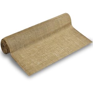 pico textiles 40” wide burlap - 1 yard, (3 feet) - premium natural burlap fabric, sold by the yard - great for weddings, home crafts, garden fabric, burlap table runner, burlap tablecloth and more