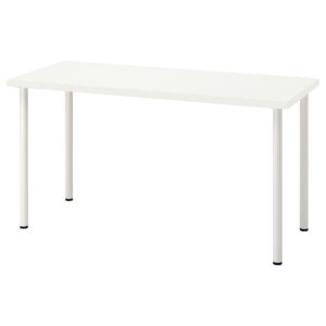 ikea lagkapten/adils desk, 140x60 cm, white