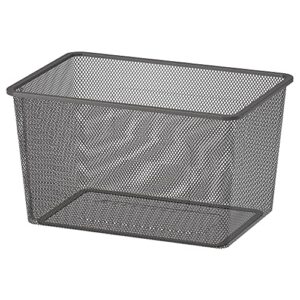 ikea trofast mesh storage box, 42x30x23 cm, dark grey