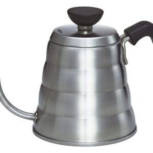 Hario V60 "Buono" Drip Kettle Stovetop Gooseneck Coffee Kettle 700ml, Stainless Steel, Silver