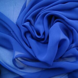 58/60 inch royal chiffon fabric by the yard