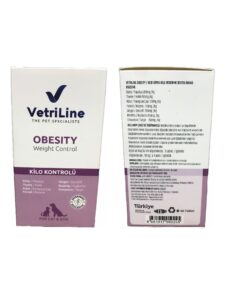 vetriline obesity tablet, for cats and dogs weight control support supplies, 60 pcs in 1 box, cat weight control,dog obesity