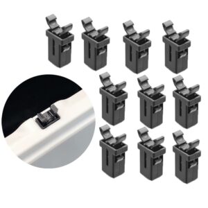 utysty 10 pack trash can lid clips press switch replacement push-type lock button for mini trash can with lid garbage can waste basket bathroom trash can with press top lids diaper pail