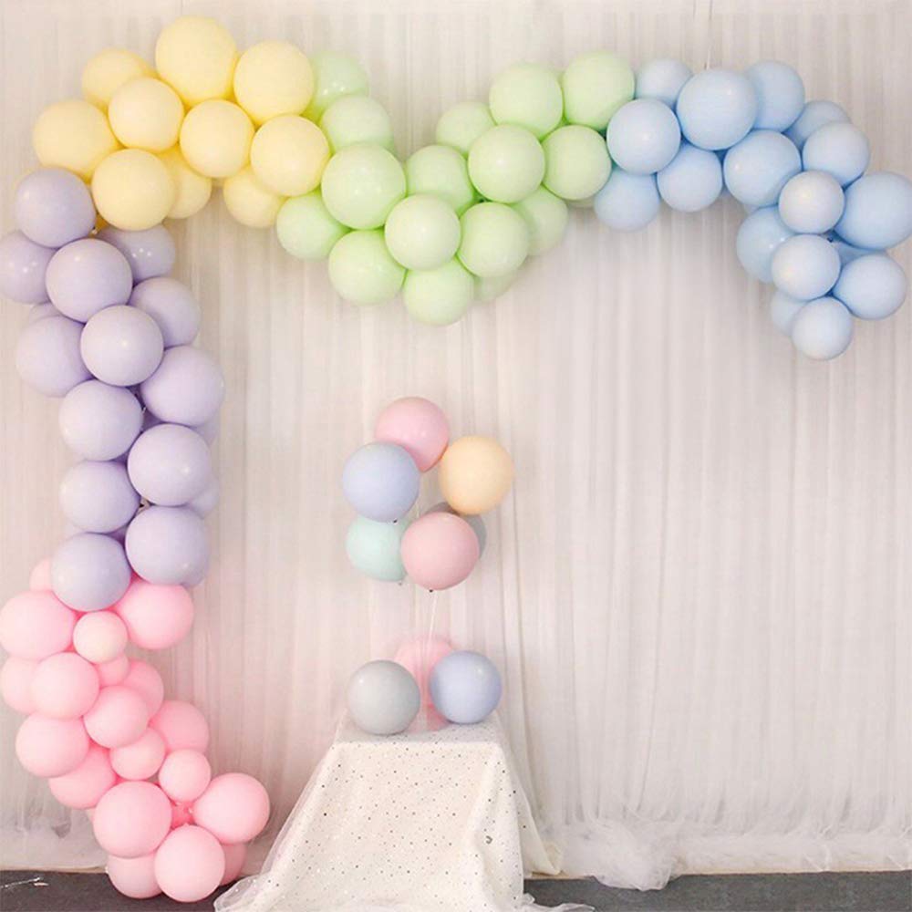 BEISHIDA 50Pcs Light Pueple Party Balloons 10 Inch Lavender Balloon Matte Latex Ballon White Round Balloons for Party Birthday Wedding Graduation Anniversary Baby Shower