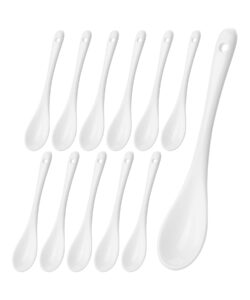 btat- tea spoon, set of 12, white porcelain, espresso spoons, ceramic spoon, ceramic spoons, ceramic teaspoon, ceramic spoons small, spoon for tea, tea spoon for loose tea, christmas gifts