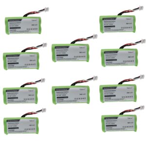 youejoeq (10-pack) replacement battery for symbol ls4278 ls4278-m ds6878 ds6878-sr 82-67705-01 btry-ls42raaoe-01 barcode scanner battery 700mah 3.6v - 3.7v nimh