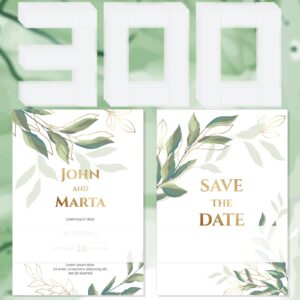 yexiya 300 pcs translucent white vellum belly bands for 5 x 7 invitation vellum band 1.5 x 12 inch blank wedding band wedding invitation for diy wedding bridal shower invitation card envelopes wrap