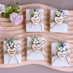 timecosy set of 20 baby shower favors, christmas new year gifts handmade scented soap wedding party favors gifts for guests baptism bridal events rustic housewarming personalized favors decorations