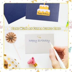 Musical Birthday Card with Sound, Music and Light 3D Happy Birthday Pop Up Cards for Men, Women, Kids