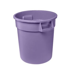 zedfire stager us, 10 gallon purple round commercial trash can/ingredient bin, kitchen waste bin, indoor trash can, trash bin, durable wastebasket, garbage can, waste receptacle, (ser. 03)