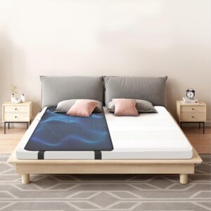 grounding mat, grounding sleep mat grounding mat for bed, 100% conductive carbon leatherette therapy mat with cord, grounding sleep mat for earth relieve pain (27-71 inch)