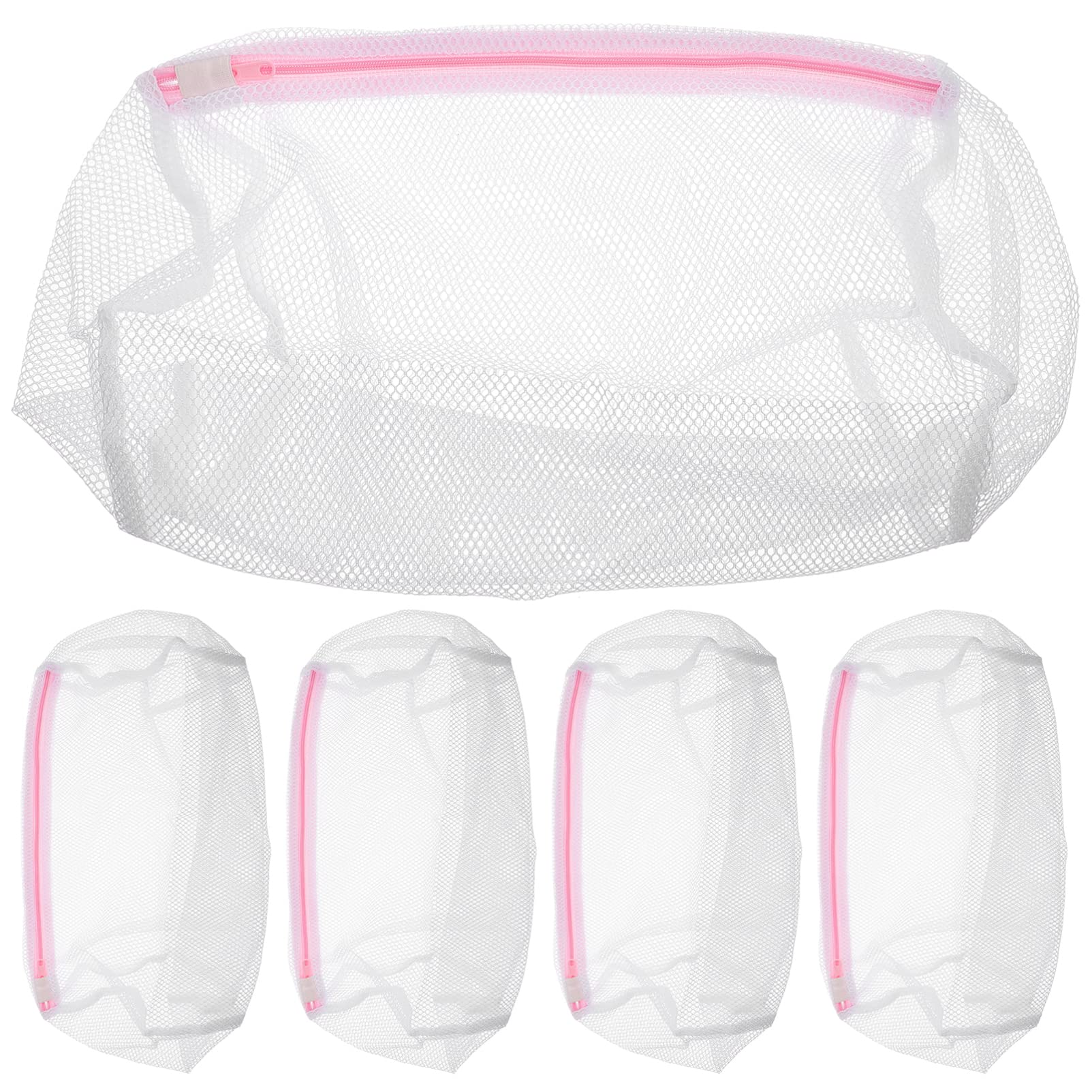 Beaupretty Laundry Bag Mesh Laundry Bags Honeycomb Mesh Laundry Bags 5pcs Washing Machine Wash Bag for Underwear Delicates Blouse Bra and Baby Clothes Laundry Bags Mesh Wash Bags