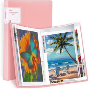 huacan diamond painting storage book 30 pages portfolio presentations folder for 30x40cm painting