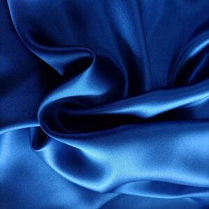 16m/m 100% mulberry dressmaking silk sewing silk charmeuse fabric silk 45" width diy silk (pure sapphire blue)