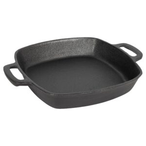 dyna glo dg10cis cast iron skillet, black