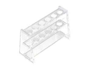 hotwin transparent 12-hole acrylic acrylic test tube rack for 10ml test tube (10ml(6 sockets))