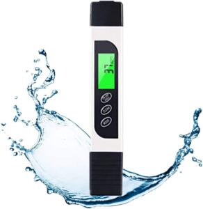 water quality tester, towallmark tds meter, ec meter & temperature meter 3 in 1, 0-9990ppm, ideal water test meter for drinking water, aquariums, etc.