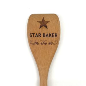 star baker wooden spoon, bakeoff winner, prize baking award, great baking show, british baking show, baking gift for bakers (not personalized)