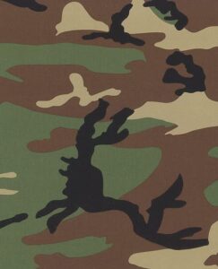 1 yard of 60 inch wide 1000 denier woodland camo nylon fabric