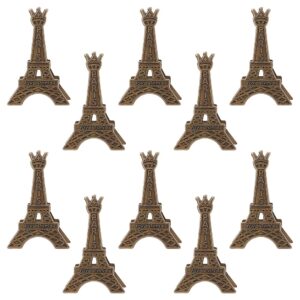 gorgecraft 10pcs place card holder photo folder eiffel tower table number holders tibetan style alloy memo holders cardholder for wedding tabletop reception banquet menu reserved seat number