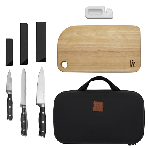 HENCKELS Forged Accent 6-pc Travel Knife Set,Black