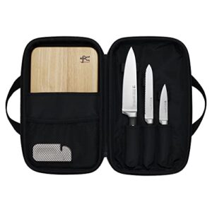 henckels forged accent 6-pc travel knife set,black