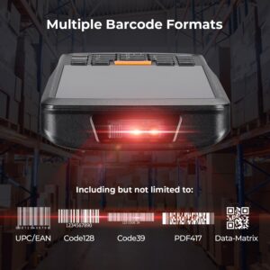 MUNBYN 099 [Android 11+1D 2D Scanner] Android-Barcode-Scanner 2024 New, PDA Handheld Computer,Equip with Zebra Scanner SE4710, Store Inventory Scanner, QR UPC, Rugged 4G, Data Collector for Warehouse