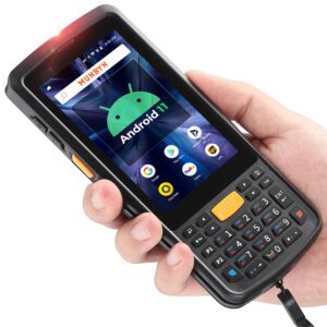 munbyn 099 [android 11+1d 2d scanner] android-barcode-scanner 2024 new, pda handheld computer,equip with zebra scanner se4710, store inventory scanner, qr upc, rugged 4g, data collector for warehouse