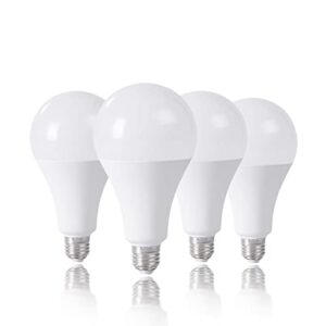 3 way led light bulb 50 100 150w equivalent, replacement incandescent,a19 light bulb 5/10/15w 3000k soft white e26 medium base, 4 pack