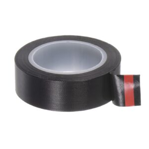 harfington fabric ptfe tape roll, 0.75" x 33 ft high temperature ptfe adhesive tape 0.13mm thickness for vacuum sealer machine hand impulse sealers, black