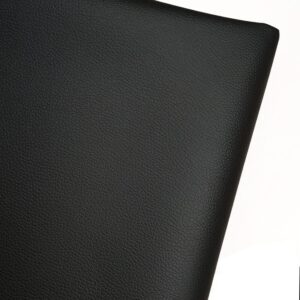 black faux leather pu leather fabric 36" x 54" 1 yard 0.8 mm thickness synthetic leather upholstery leather fabric leather material for upholstery couch sofa bags chairs car seats diy crafts