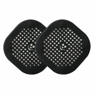 shower drain hair catcher, hair drain catcher with suction cups tub drain hair catcher hair stopper for shower drain bathtub hair drain catcher for bathroom bathtub kitchen sinks (black)