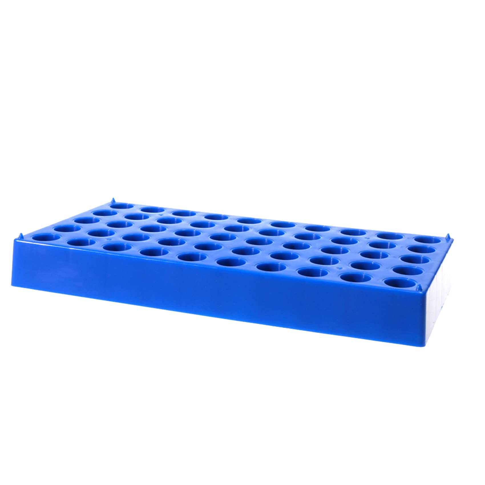 ALWSCI Vial Rack for 4 ml Autosampler Vial Rack Holder, 50-Well, Hole Diameter: 15mm, Hole Depth: 22 mm, Stackable Vial Racks, Lab Vials Racks