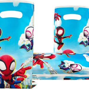 30pcs Spiderman Birthday Party Gift Bags Candy Bags Goody Bags Spiderman Birthday Party Supplies Decorations (2)