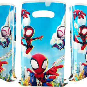 30pcs Spiderman Birthday Party Gift Bags Candy Bags Goody Bags Spiderman Birthday Party Supplies Decorations (2)