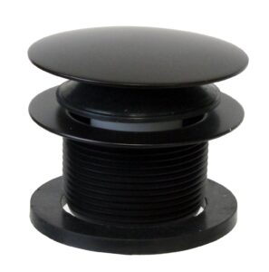 westbrass a398r-12 1-1/2" npsm coarse thread mushroom tip-toe bathtub drain stopper, oil rubbed bronze