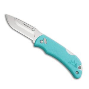 outdoor edge razor mini folding pocket knife | compact 2.2" edc knife with razorsafe replaceable blades | perfect small everyday carry | includes 2 replaceable drop point blades | great gift for women