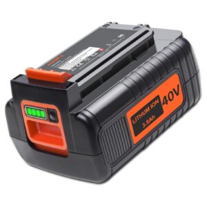 jgspj 3.5ah lbx2040 battery replacement for black and decker 40v max compatible with lbxr36 lbxr2036 lst540 lcs1240 lbx1540 lst136w lithium ion batteries