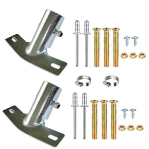 broom handle bracket,multiple mounting options broom head bracket,galvanizing process to prevent rusting metal brackets,broom bracket for 25-30mm wooden handle 2pcs (25-30mm)