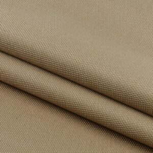 waterproof pu backing canvas fabric, soft 1680 denier heavy duty canvas cordura fabric for outdoor/indoor, diy craft, awning, marine, tent, bags, upholstery, 60"wide, sold by the yard(khaki)