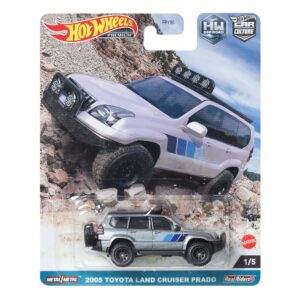 hot wheels hkc70 car culture off road - 2005 toyota land cruiser prado 【3 years old and up】